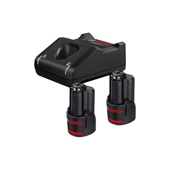 Bosch 2 x GBA 12V 2.0Ah & GAL12V-40 Set | C& Berry