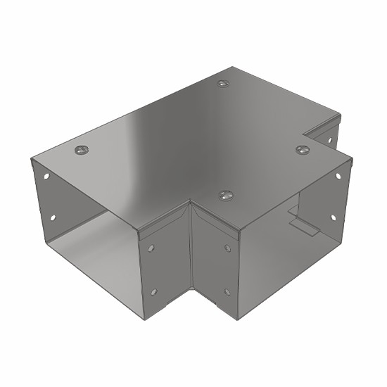 Atkore FST Steel Trunking Flat Square Tee | C&W Berry