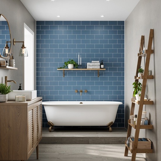 MultiPanel Metro Tile Hydrolock Wall Panel - 2400 x 598mm | C&W Berry