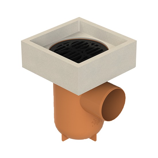 Polypipe 110mm Bottle Gully w/ Anti Splash | C&W Berry