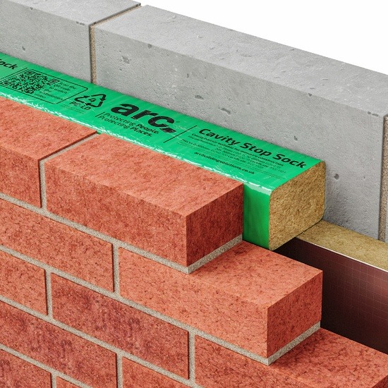 ARC CSS100 Cavity Stop Sock 100mm Cavity 1200 x 120 x 100mm - 20 Pk | C ...