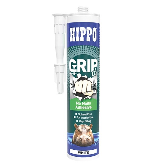 Hippo H18504 GRIPit 290ml No Nails Adhesive | C&W Berry