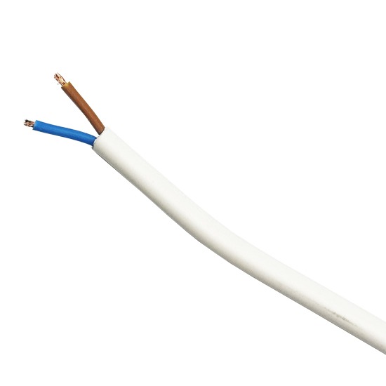 PX 2192Y White 2 Core Flex 0.75mm x 100 Metres | C&W Berry