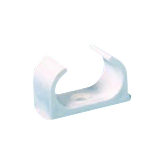 Falcon White PVC Oval Conduit Spring Clips | C&W Berry