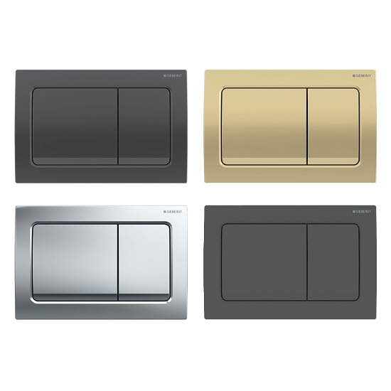 Geberit Alpha01 Dual Square Flush Plate | C&W Berry