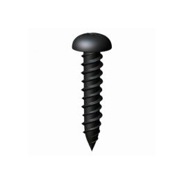 Round Head Pozi Drive Screw - Black Japanned | C&W Berry