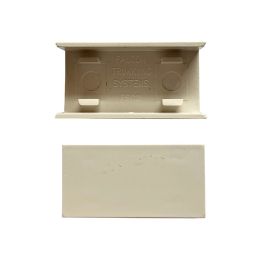 Falcon PVC External White Trunking Coupler | C&W Berry