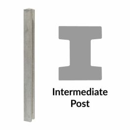 Wet Cast Intermediate Concrete Fence Post | C&W Berry