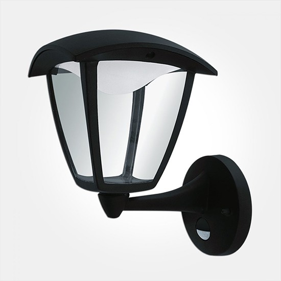 Eterna ALULANTPIR 8W LED PIR Black Lantern | C&W Berry