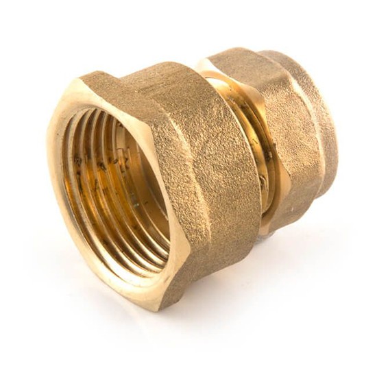 Gas Fitting 6mm x 1/4" Female F/I Straight | C&W Berry
