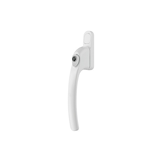 Hoppe 50028115 ARRONE Espagnolette Lockable White Inline Window Handle ...
