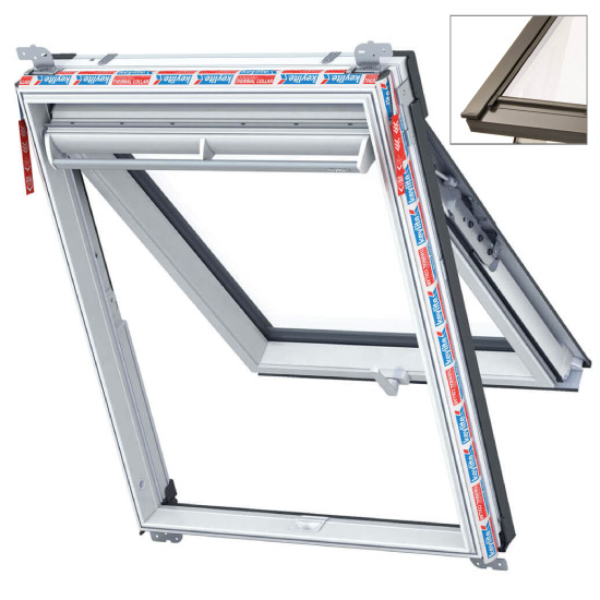 Keylite Polar Frosted Glass Fire Escape Window | C&W Berry