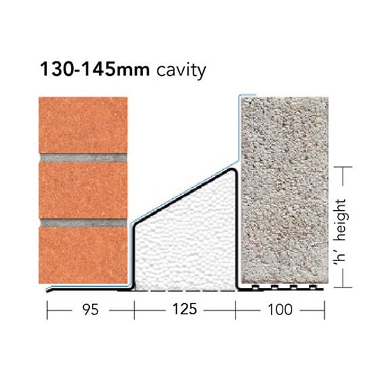 Keystone Cavity Wall Lintel - S/K-130 | C&W Berry