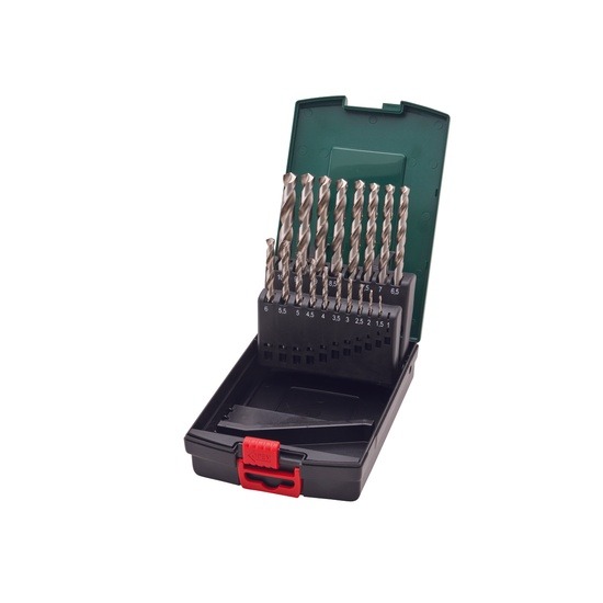 Metabo 627097000 19-Piece 1 to 10mm HSS Metal Drill Bit Set | C&W Berry