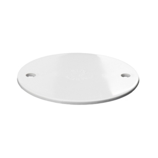 Mita LID1 65mm White Circular Conduit Box Lid | C&W Berry