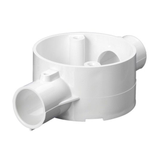 Mita 2 Way White PVC Through Box | C&W Berry