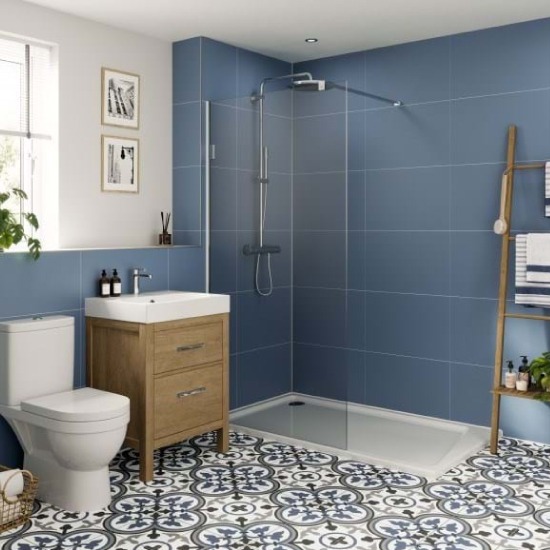 MultiPanel Hydrolock Large Tile Bathroom Wall Panel | C&W Berry