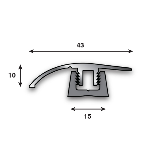 Parallel 8-12mm Mill Ramp - 3000mm | C&W Berry