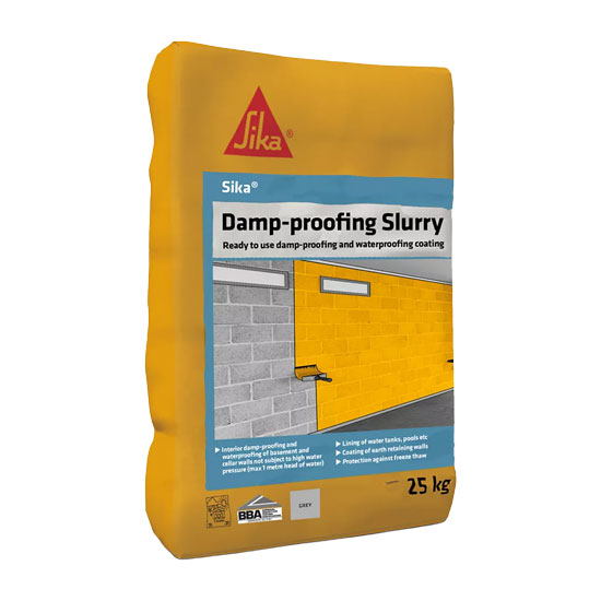 Sika 456454 Damp-Proofing Grey Slurry - 20Kg | C&W Berry