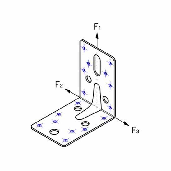 BAT Bracket Angle 63 x 150 x 90mm | C&W Berry