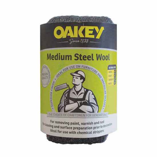 Oakey Medium Steel 200g Wool Roll | C&W Berry