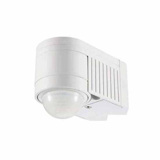 Forum Alia IP44 360° Corner Mount PIR White | C&W Berry